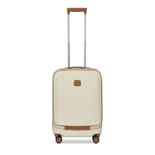 Bric'S Taormina 21-inch Expandable Pocket Spinner Suitcase - Cream