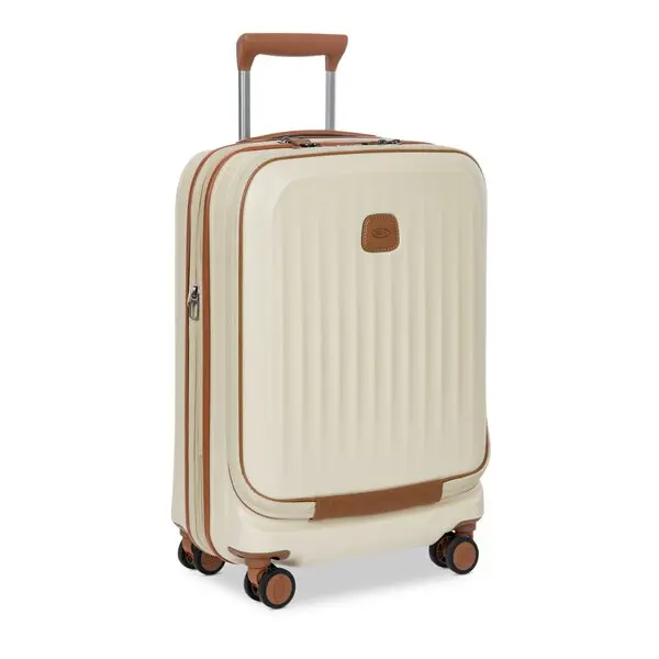 Bric'S Taormina 21-inch Expandable Pocket Spinner Suitcase - Cream