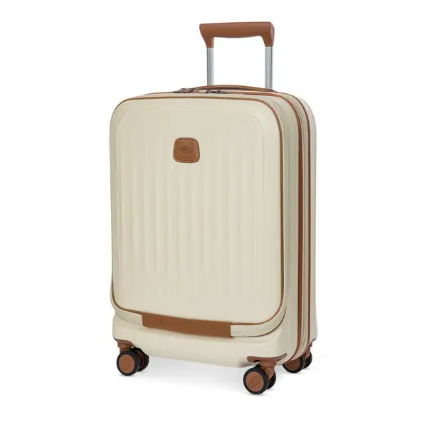 Bric'S Taormina 21-inch Expandable Pocket Spinner Suitcase - Cream
