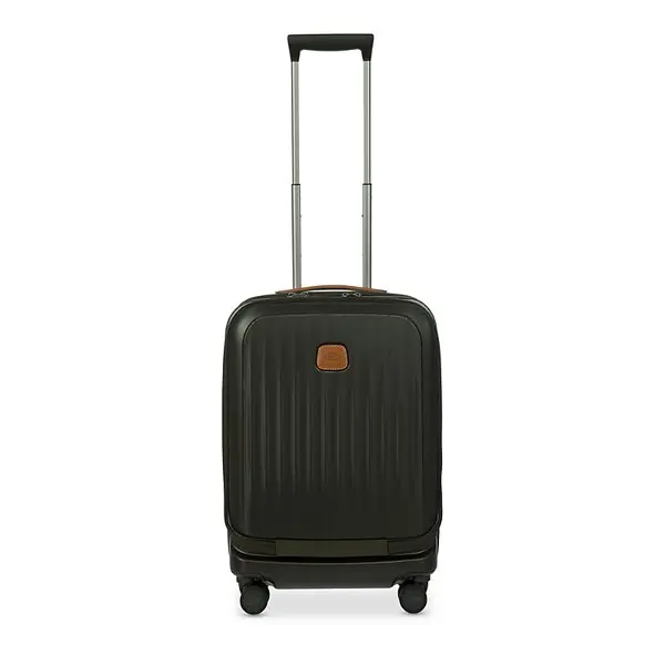 Bric'S Taormina 21-inch Expandable Pocket Spinner Suitcase - Olive