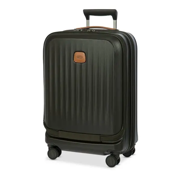 Bric'S Taormina 21-inch Expandable Pocket Spinner Suitcase - Olive