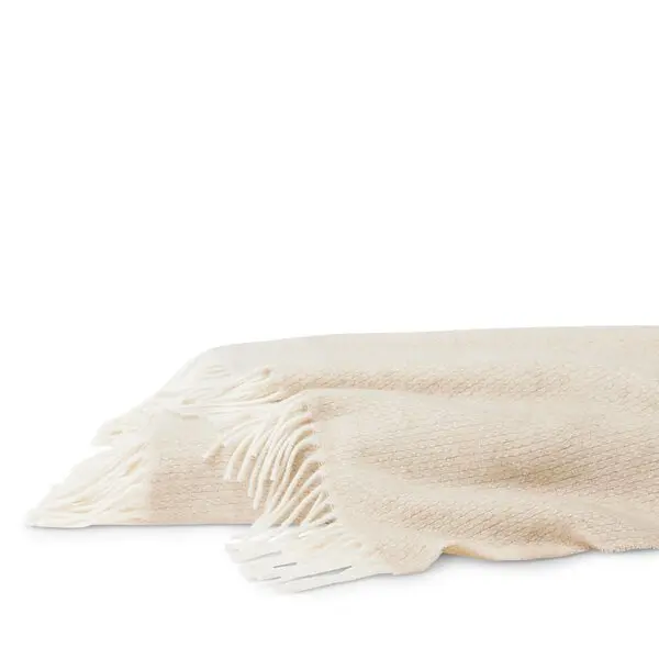 SFERRA Cervino Wool-cashmere Throw Blanket - Beige