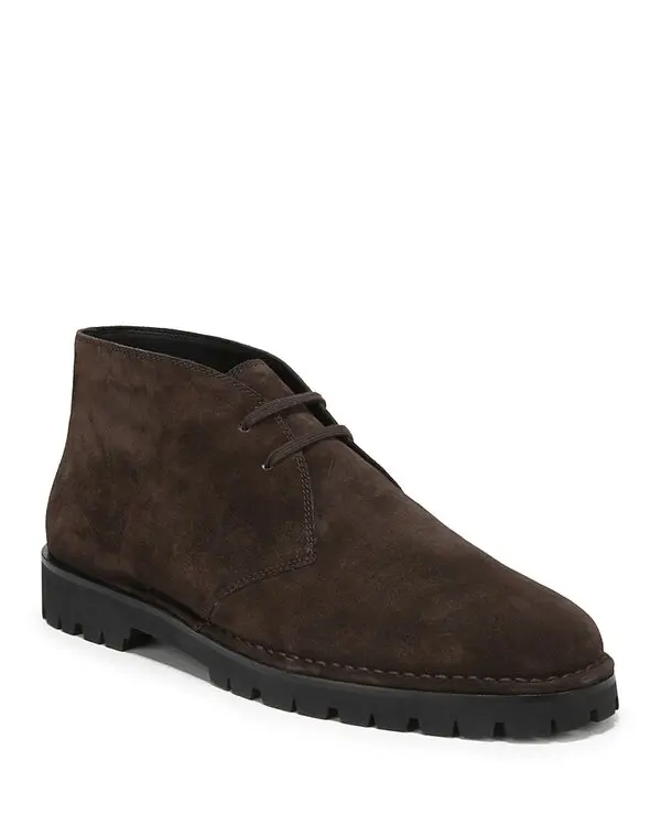 Vince Jerome Leather Desert Boots - Cocoabrown