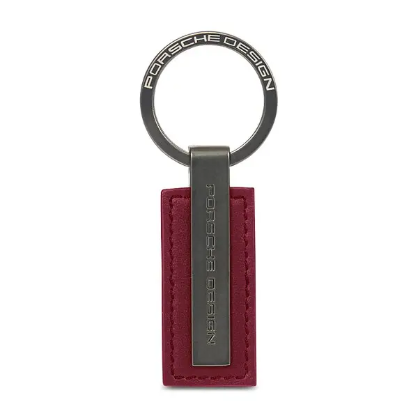 Porsche Design Metal Bar Key Ring - Carmine Red