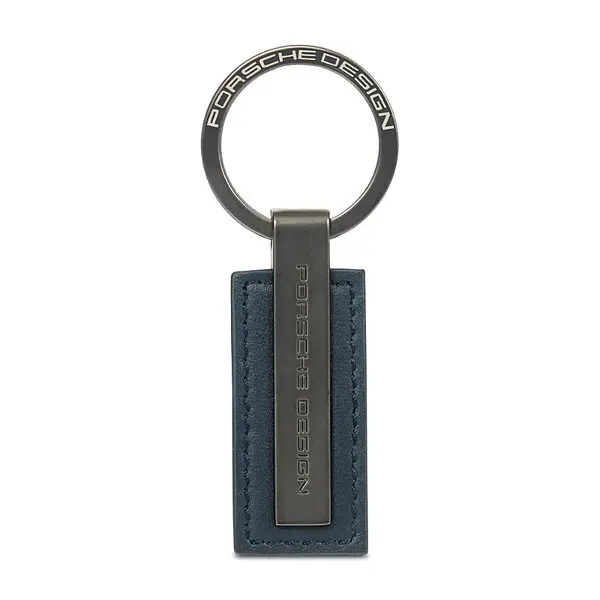 Porsche Design Metal Bar Key Ring - Dark Blue