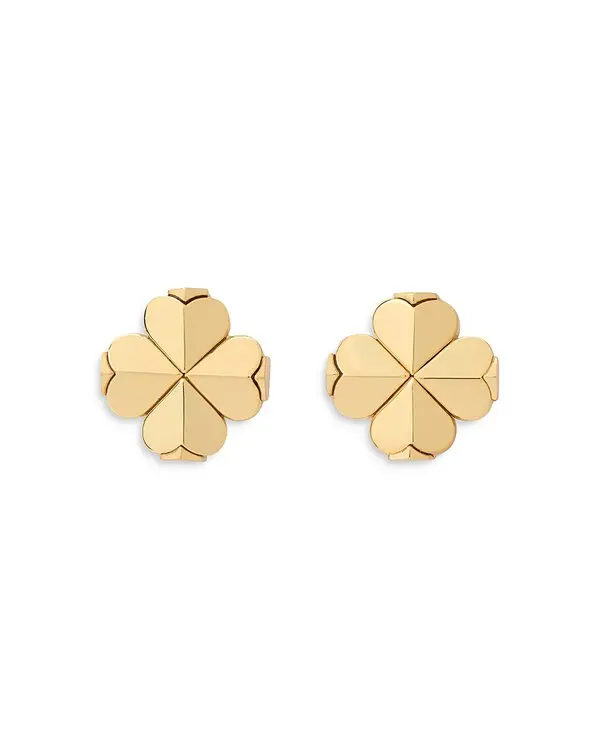 Kate Spade New York Spade Flower Stud Earrings - Gold