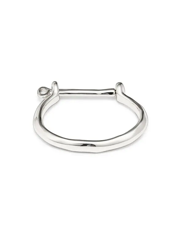 UNODE50 Minimalist Bangle Bracelet - Silver