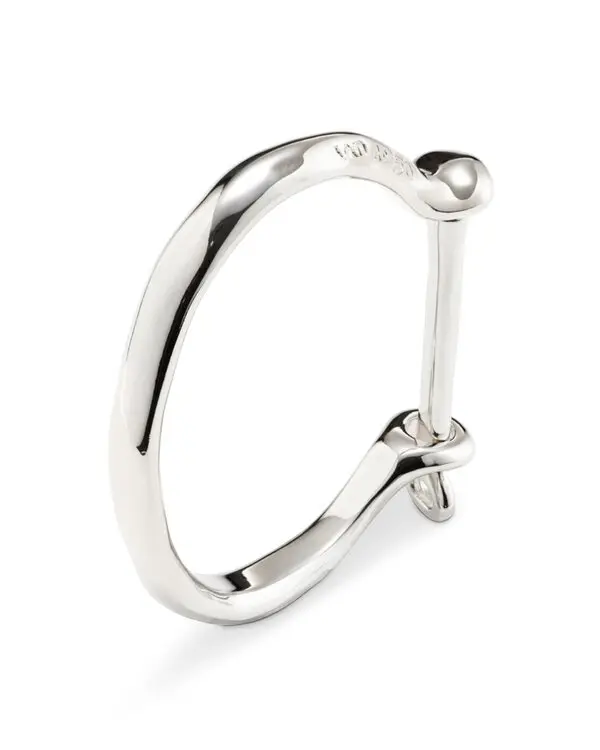 UNODE50 Sterling -plated Bangle Bracelet - Silver