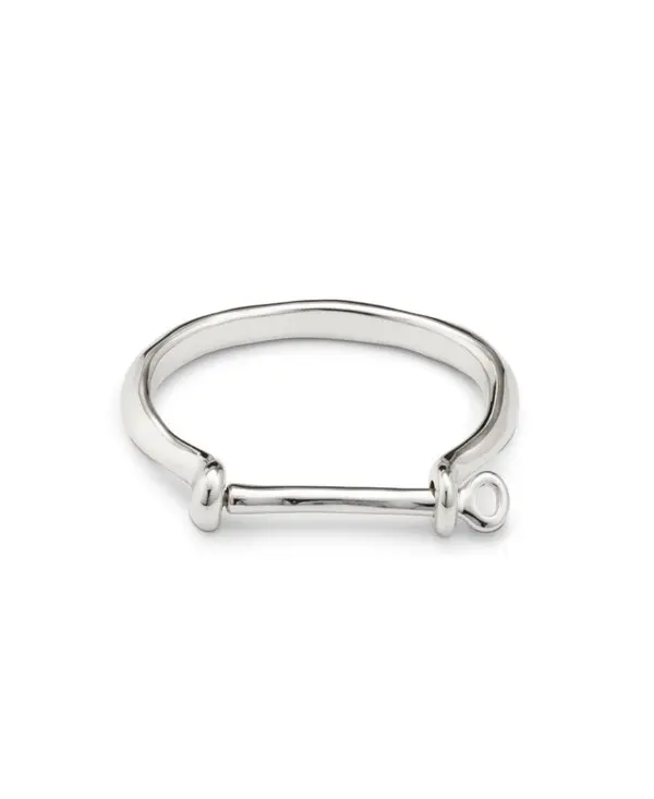 UNODE50 Sterling -plated Bangle Bracelet - Silver