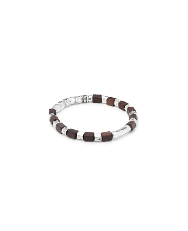 UNODE50 Sterling Plated Beaded Bracelet