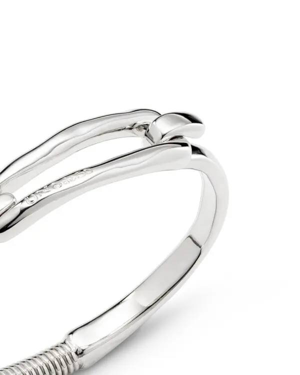 UNODE50 Sterling Plated Buckled Link Bracelet