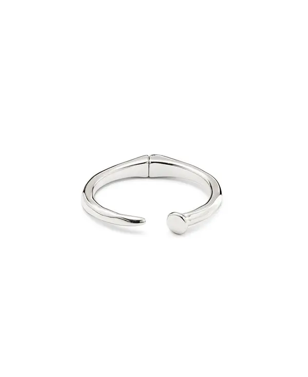 UNODE50 Sterling-plated Bangle Bracelet - Silver