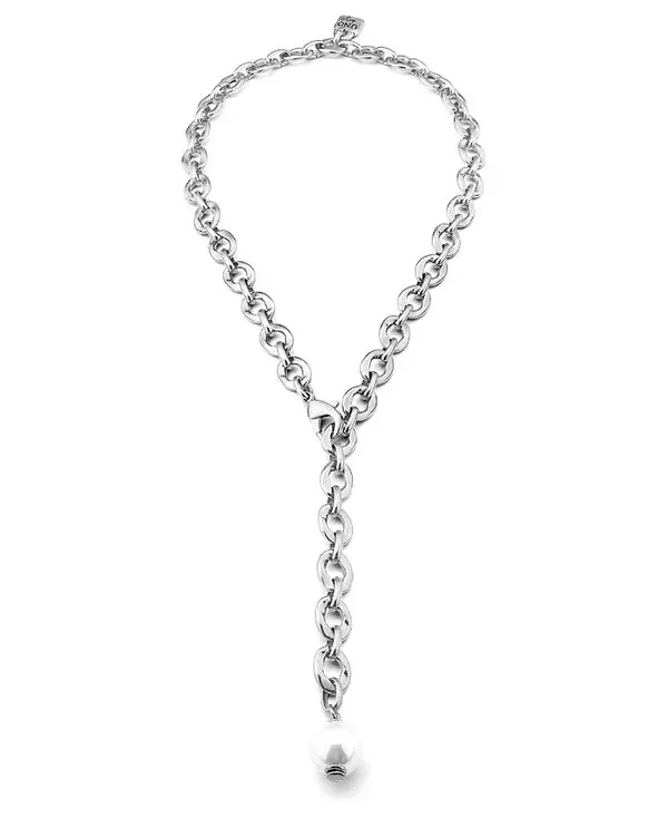 UNODE50 Sterling Oval Link Necklace - Silver
