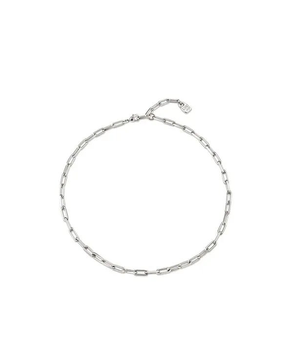 UNODE50 Sterling Plated Chain Necklace - Silver