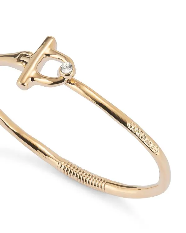 UNODE50 White Topaz Bangle Bracelet
