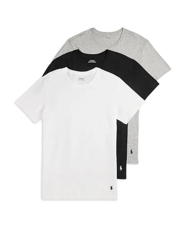 Polo Ralph Lauren Slim Fit Crewneck Undershirt, Pack Of 3 - Multi