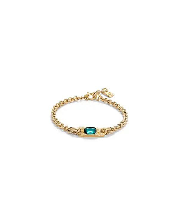 UNODE50 Crystal Link Bracelet - Gold