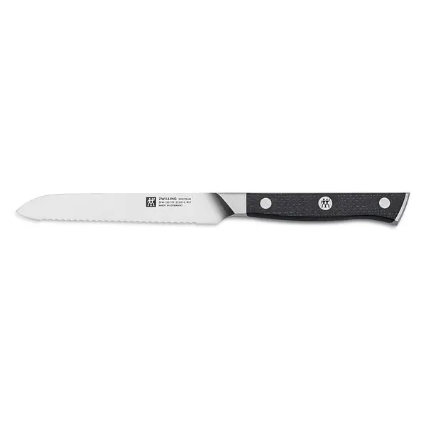 ZWILLING Spectrum 5 Serrated Utility Knife - Black