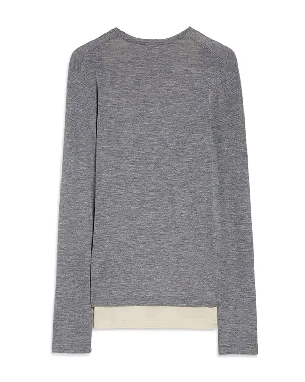 JIL SANDER Long Sleeve Layered Tee