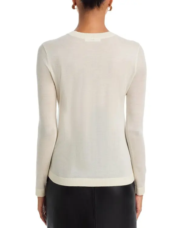 Co Long Sleeved Cashmere Crewneck Top