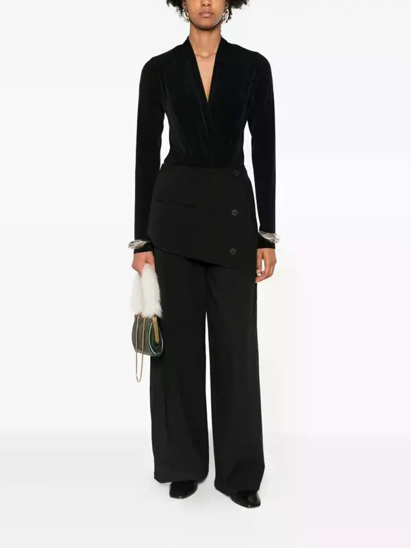 ELEH Button-embellishment Trousers