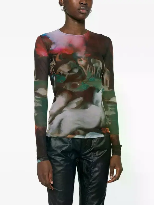 MUGLER X Ambera Wellmann Impossession Top