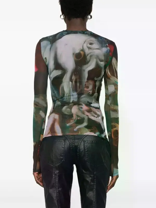 MUGLER X Ambera Wellmann Impossession Top