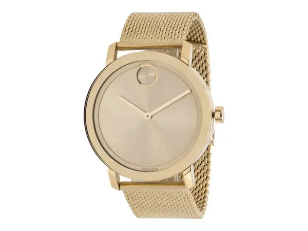 Movado Bold Gold Tone Watch - Stainless Steel