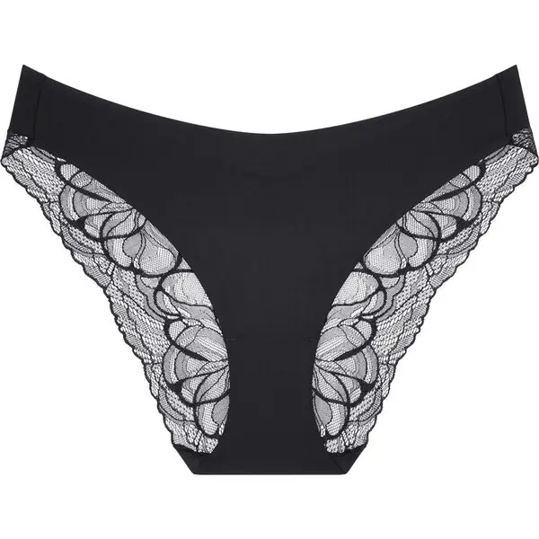 TRIUMPH Body Makeup Illusion Lace Bikini Panties - Black