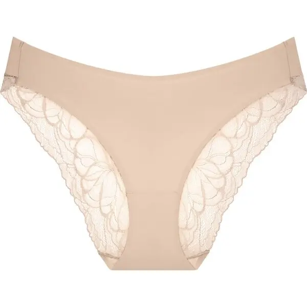 TRIUMPH Body Makeup Illusion Lace Bikini Panties - Nude Beige