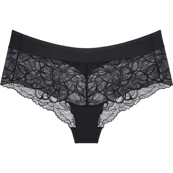 TRIUMPH Body Makeup Illusion Lace Briefs Panties - Black