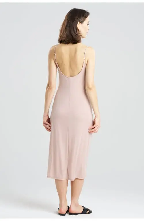 Natori Body Doubles Slip Dress - Cafe
