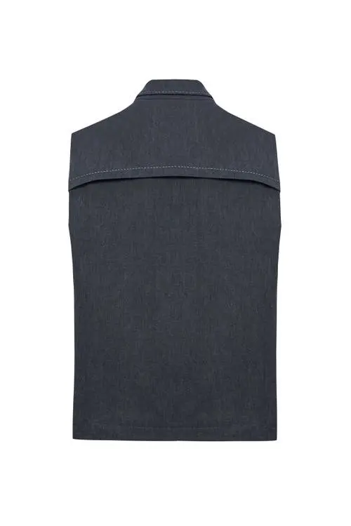 JENDUE Edgar Denim Utility Vest