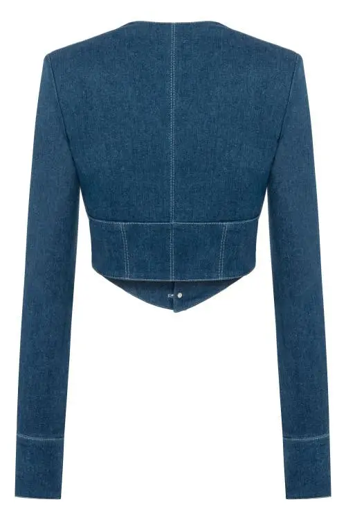 JENDUE Myla Denim Corset Top