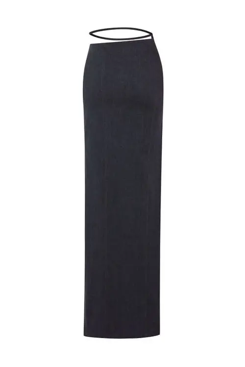 JENDUE Dreams Denim Maxi Skirt