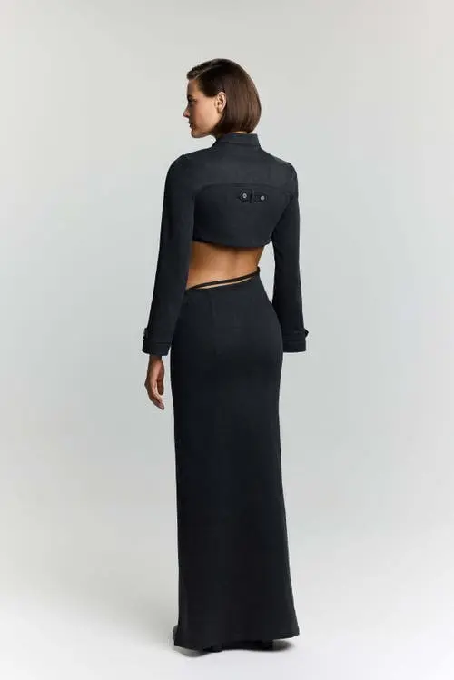 JENDUE Dreams Denim Maxi Skirt