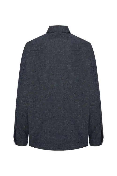 JENDUE Layered Denim Jacket