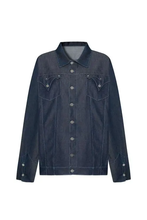 JENDUE Timeless Denim Trucker Jacket