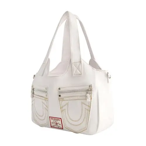 True Religion Horseshoe Stitch Satchel
