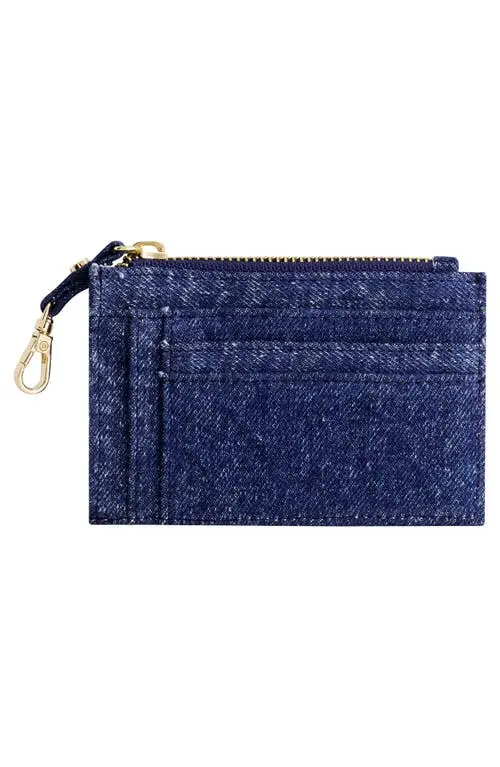 True Religion Denim Zip Card Case