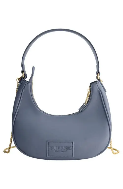 True Religion Zip Top Crescent Hobo Bag