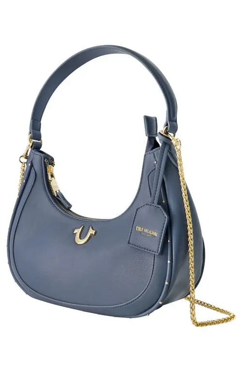 True Religion Zip Top Crescent Hobo Bag