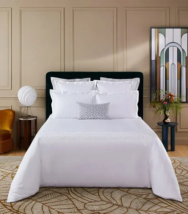 YVES DELORME Festons Duvet Cover