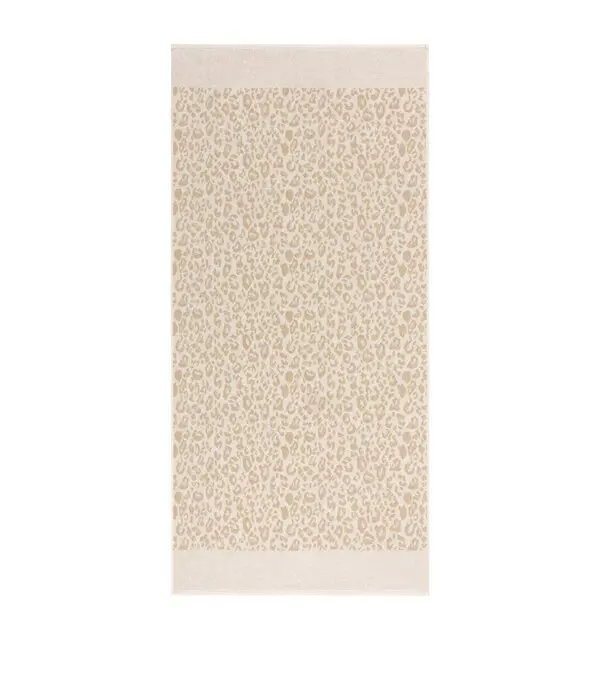 YVES DELORME Leopard Bath Towel