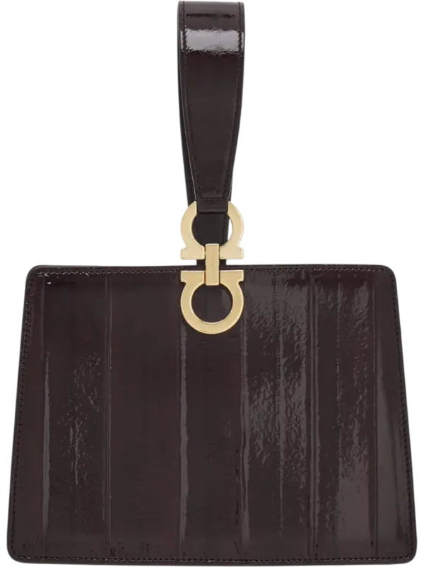 FERRAGAMO Mini Clutch - Brown