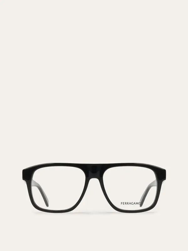 FERRAGAMO Square Optical Glasses - Black