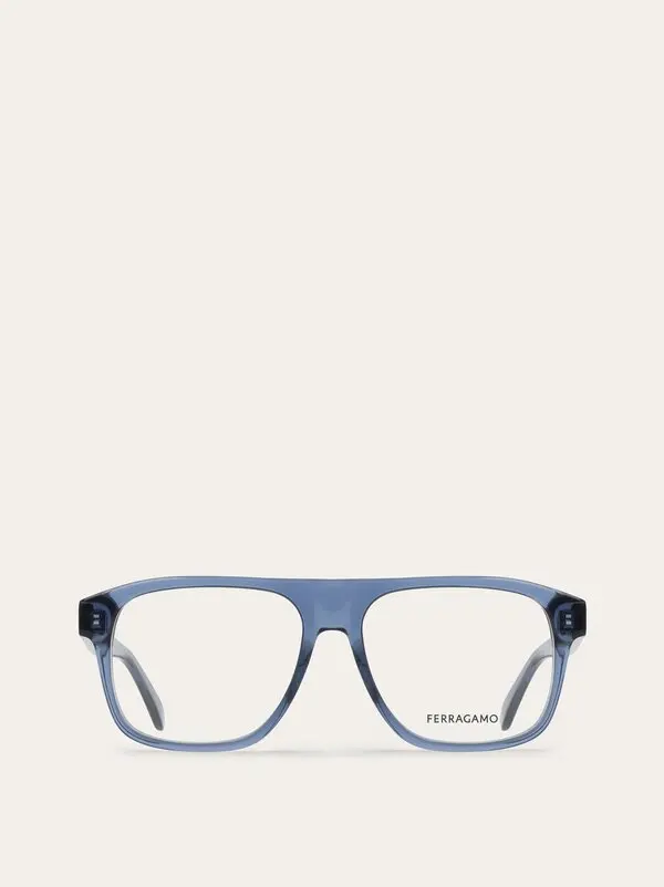 FERRAGAMO Square Optical Glasses - Blue