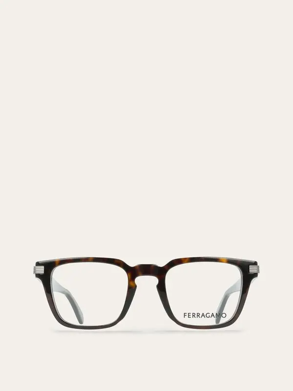 FERRAGAMO Square Optical Glasses - Brown