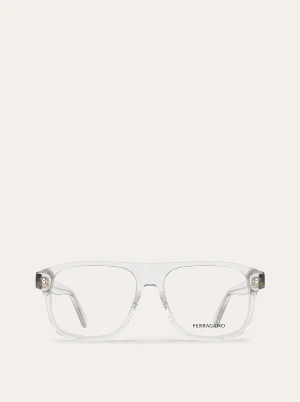 FERRAGAMO Square Optical Glasses - Grey