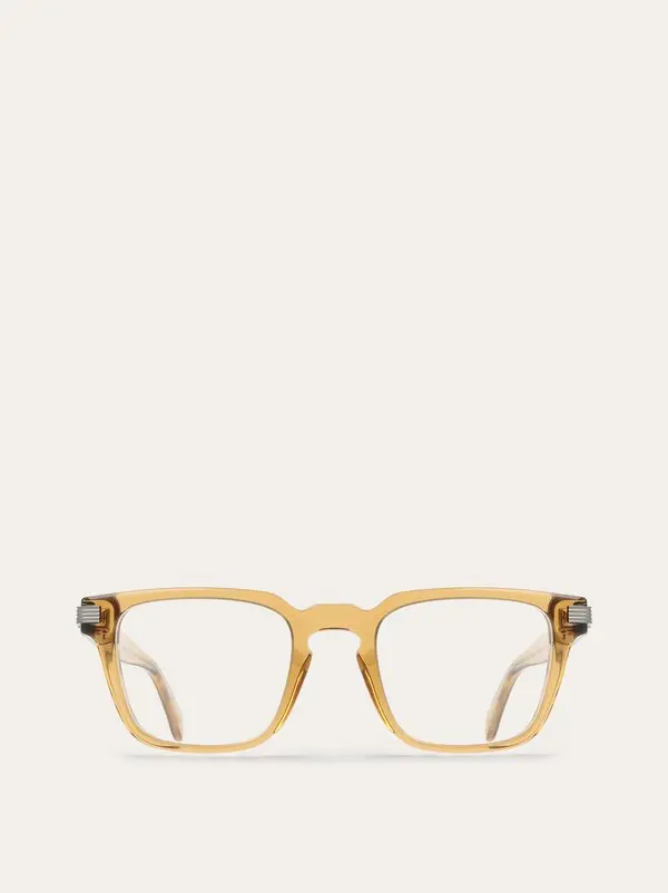 FERRAGAMO Square Optical Glasses - Orange